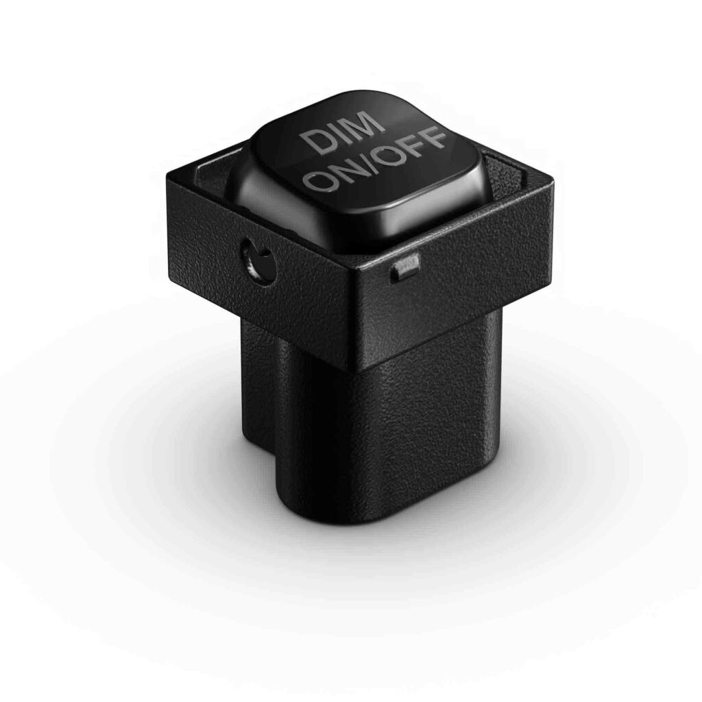DIM ON/OFF MODULE RIGHT BLACK – Megatech Electrical Supplies